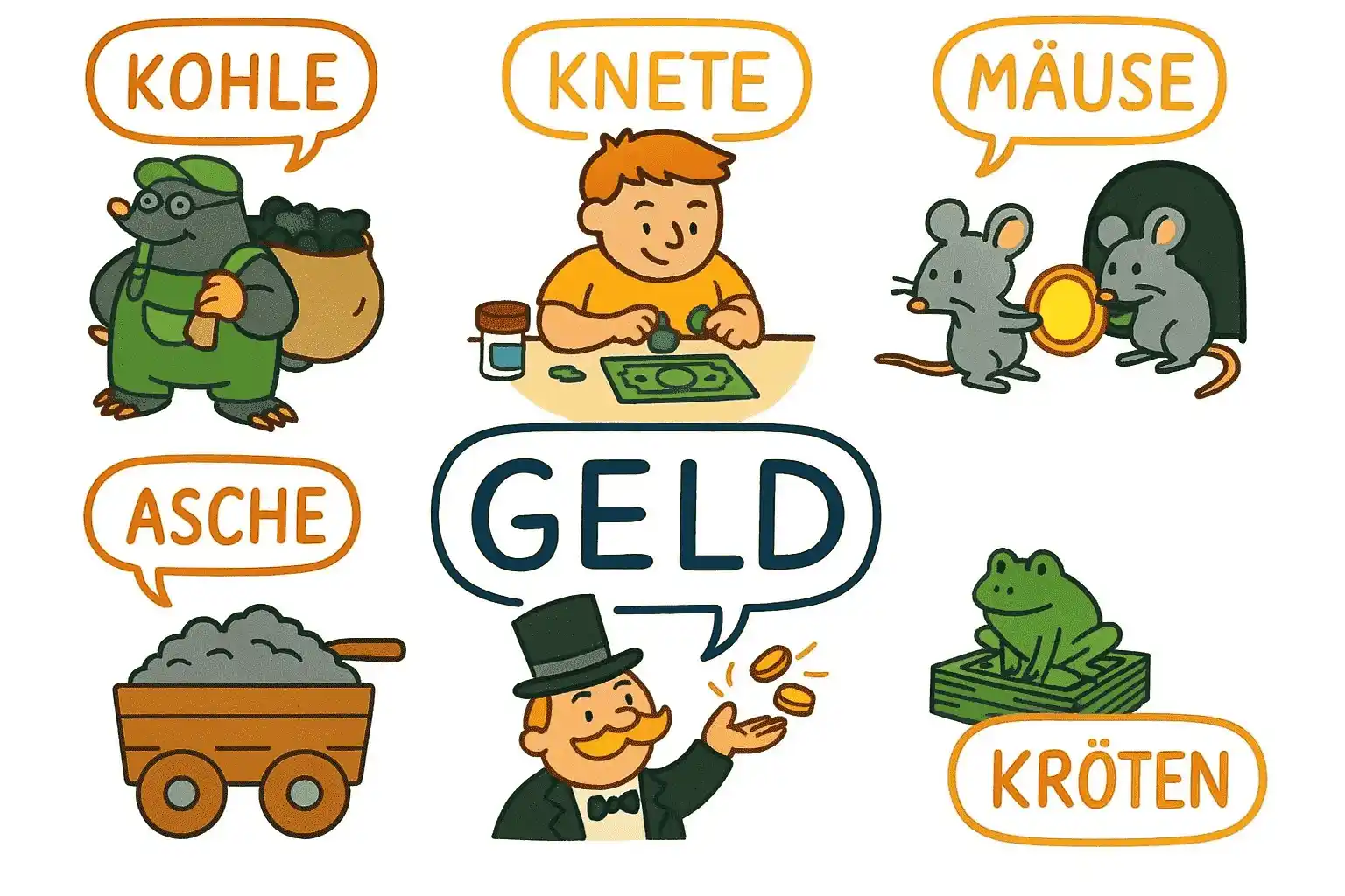 Wie sagt man "Geld" umgangssprachlich? | Deutsch – ganz echt!