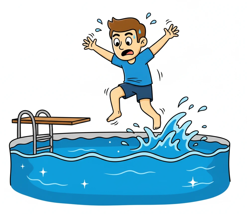 Ins kalte Wasser springen | Deutsch – ganz echt!